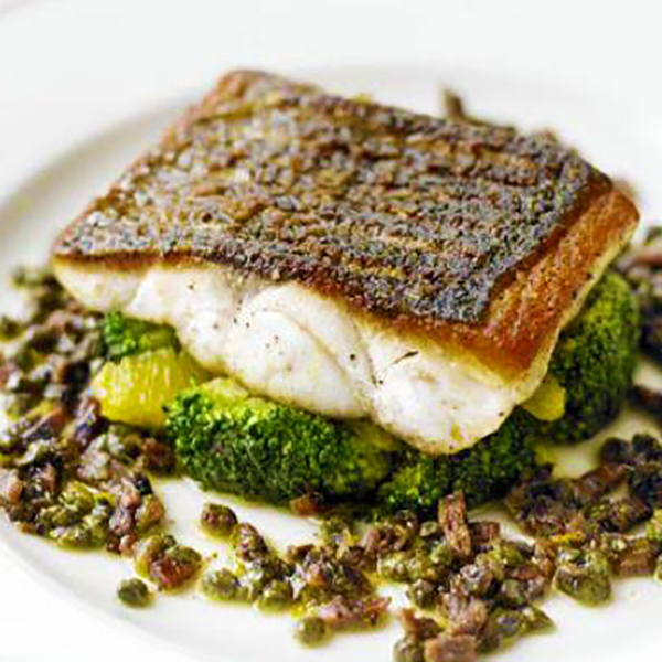 Fish Crispy Skin capers 6x6 - Capalaba Aussie Seafood House